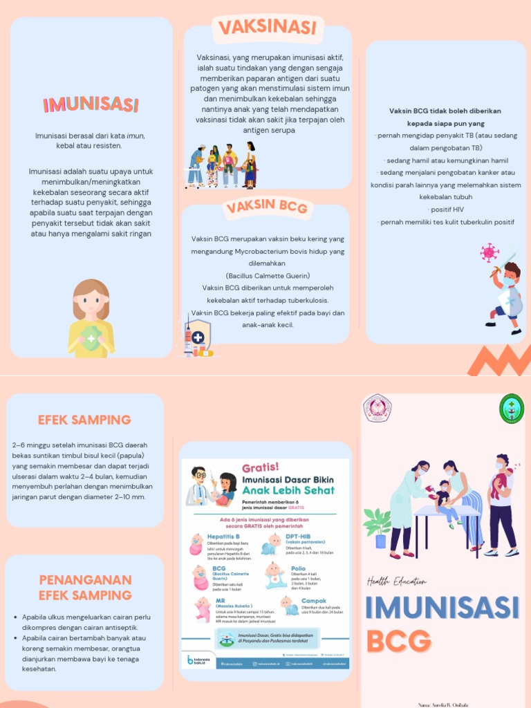 Leaflet Imunisasi | PDF