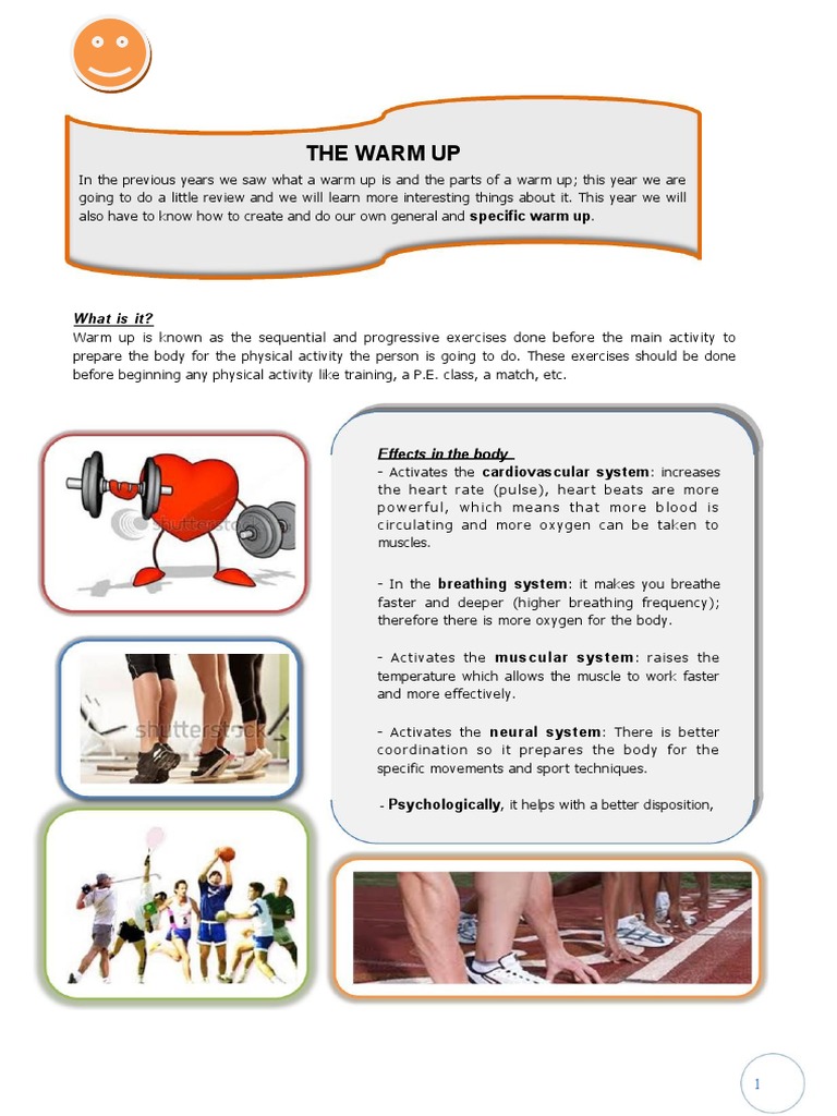 Warm Up Theory | PDF | Hobbies | Clinical Medicine