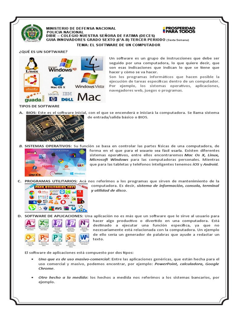 Guia El Software | PDF | Software de la aplicacion | Software