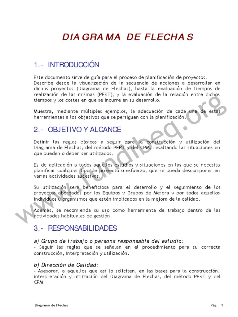 Diagrama de Flechas | PDF | Planificación | Incertidumbre