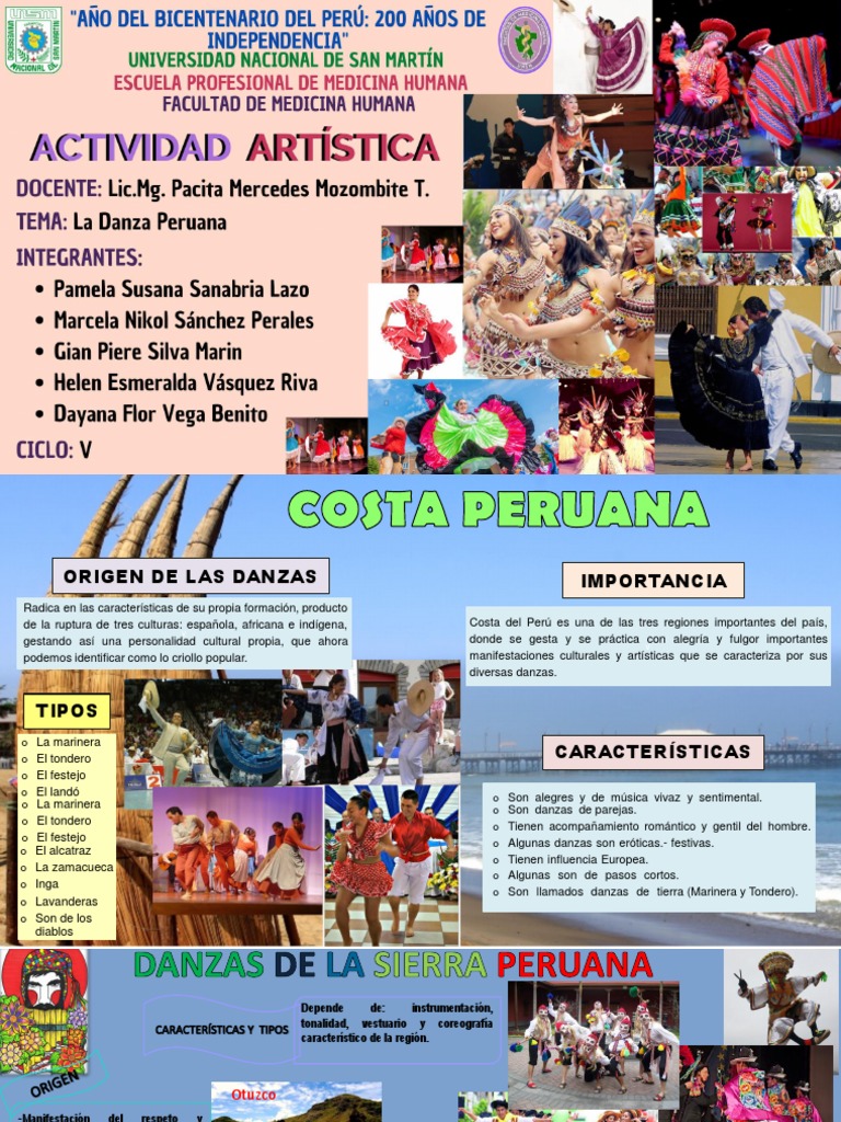 La Danza Peruana - Grupo 05 | PDF | Bailes | Perú