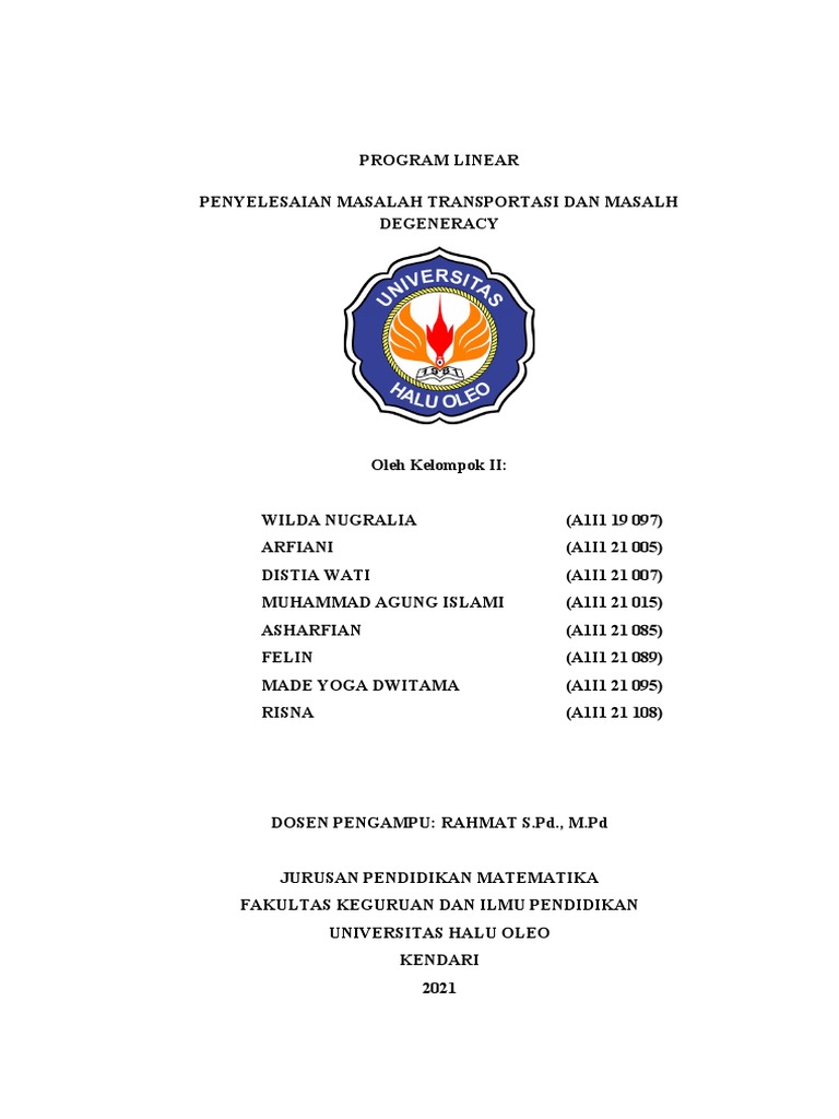 Kelompok 2 Program Linear | PDF