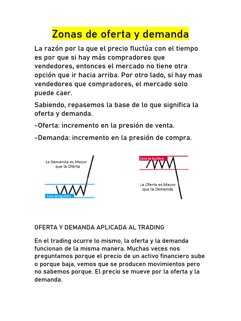 Zonas de Oferta y demanda-FOREX . - Agustin Maciel | PDF