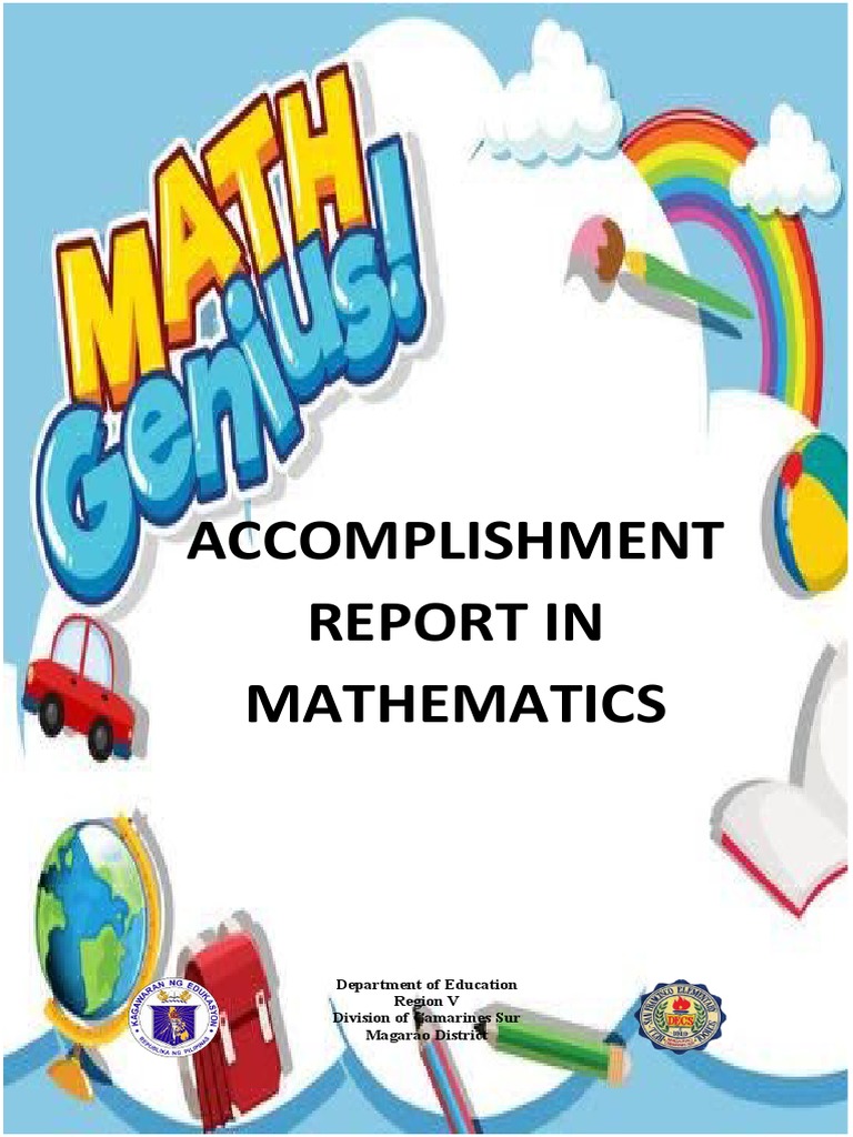 Accomplishment Report in Mathematics | PDF | Teaching Method | Mathematics