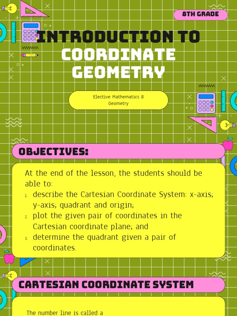 Introduction To Coordinate Geometry Download Free Pdf Cartesian Coordinate System Science