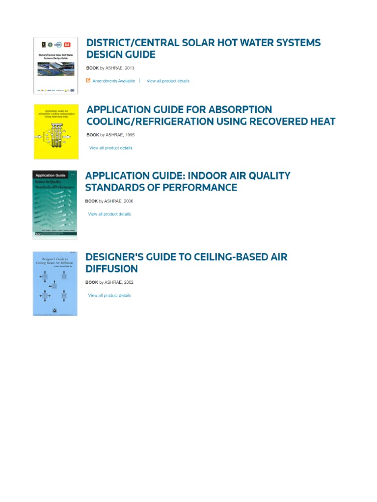 Ashrae Books | PDF