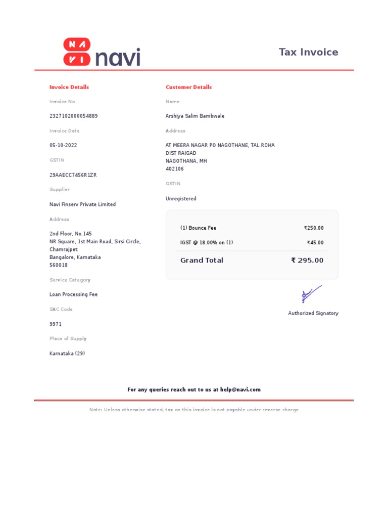 GST Invoice | PDF
