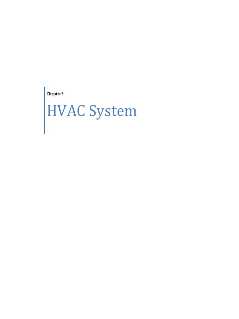 HVAC System | PDF | Air Conditioning | Temperature