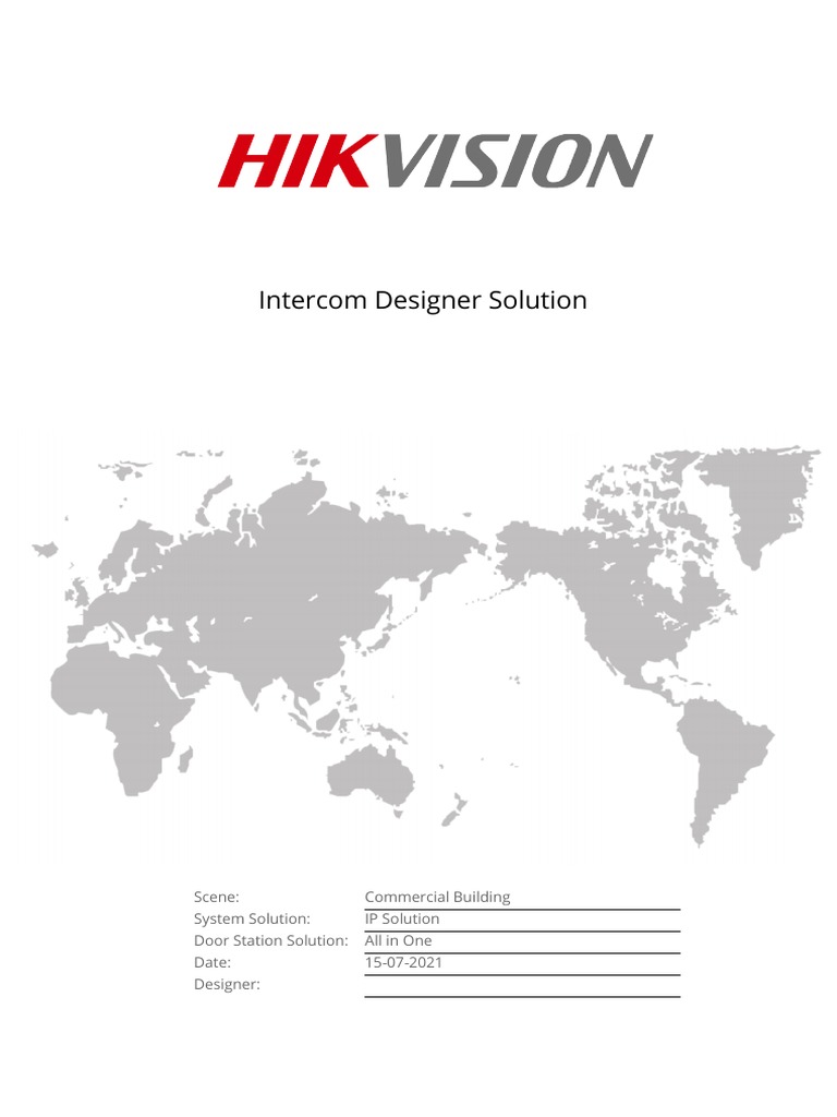 Intercom IP Solution for Commercial Buildings | PDF | Home & Garden ...