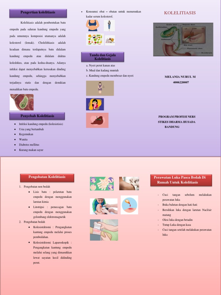 Pengertian Kolelitiasis dan Pengobatannya | PDF