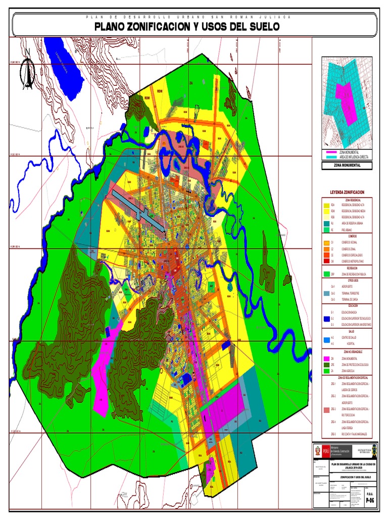 Zonificación y Usos del Suelo Juliaca | PDF | Gestion de tierras | Manejo de recursos naturales
