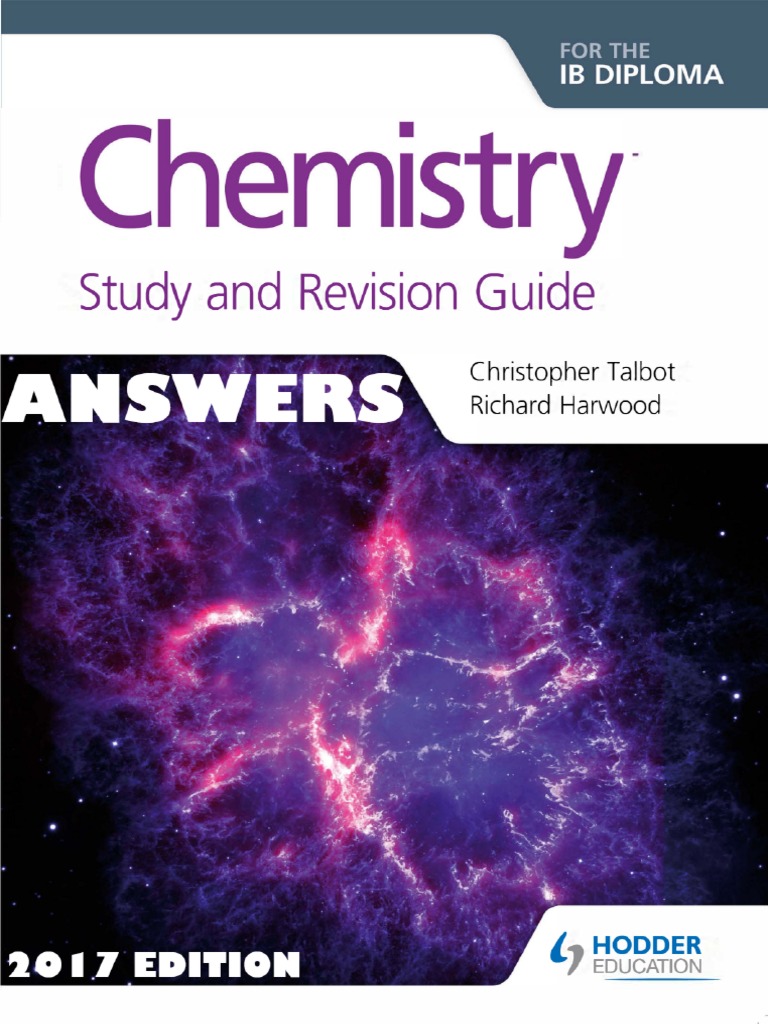 Chem Answer For Chemistry For IB Diploma - Hodder | PDF