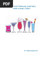 Iba Official Cocktails | PDF | Martini (Cocktail) | Distilled Drinks