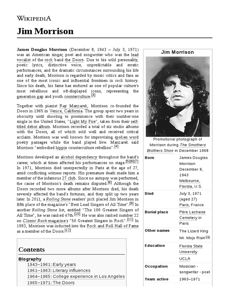Jim Morrison | PDF