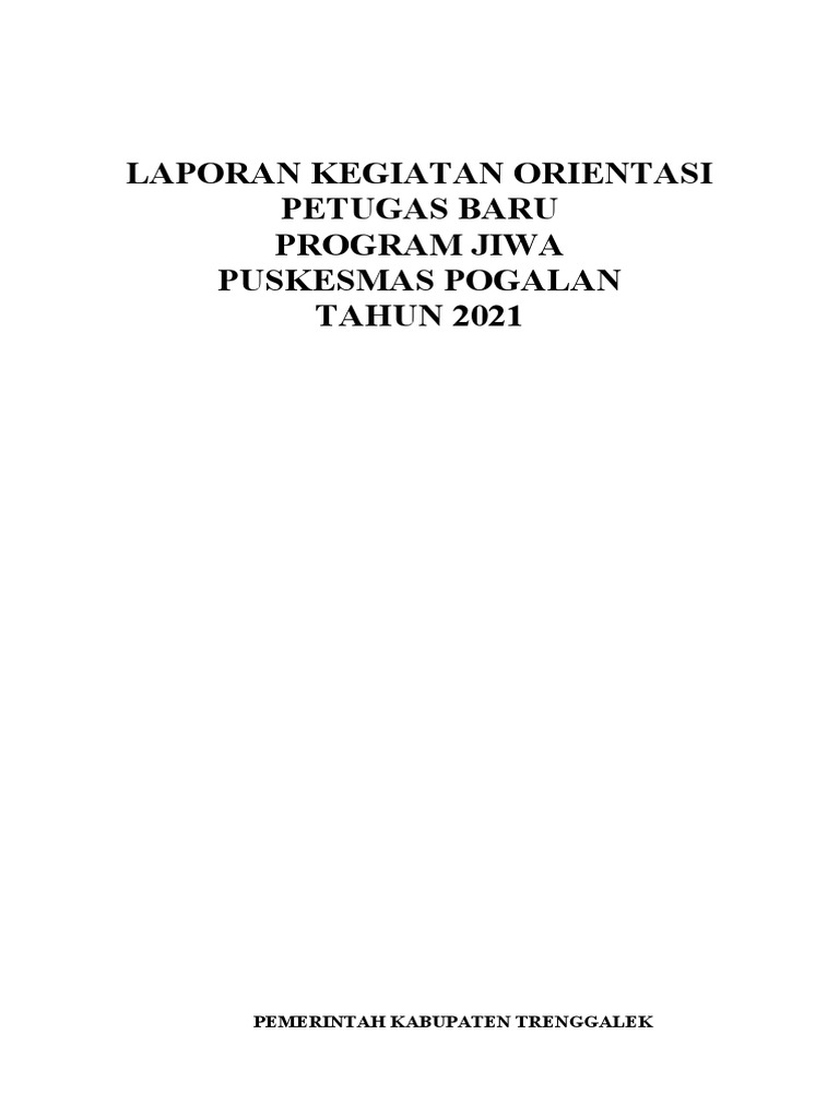 5.1.2 EP. 3 Laporan Orientasi Pemegang Program Baru DEDY | PDF