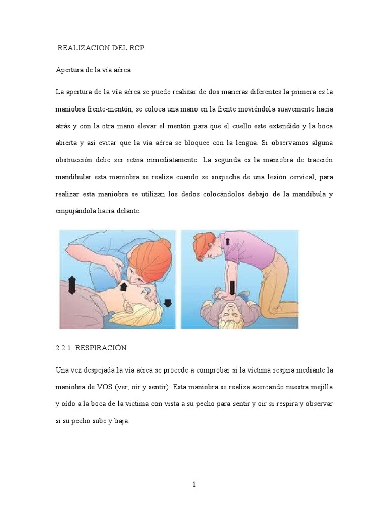 RCP | PDF | Reanimación cardiopulmonar