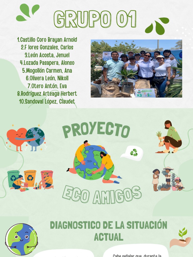 Proyecto Medio Ambiente - Grupo 01-1 | PDF | Reciclaje | Deforestación