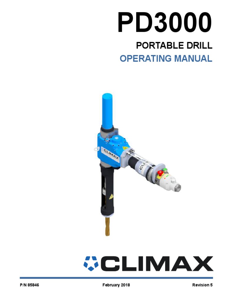 PD3000 Operating Manual Compressed | PDF | Drill | Safety