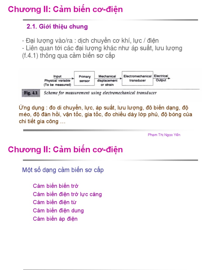 (CLC SV) Chuong2 Cambien Co Dien | PDF