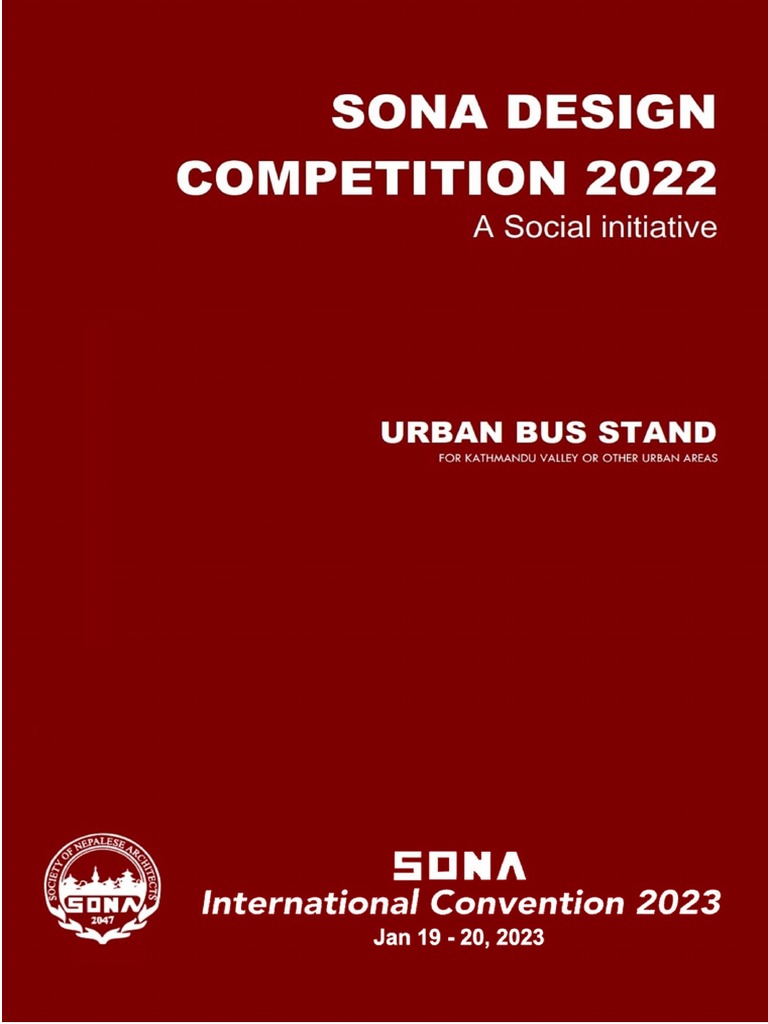 SONA Design Competition | PDF | Architect | Bus