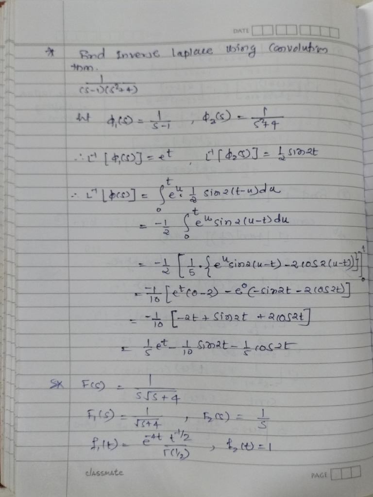 Convolution Theorem | PDF Convolution Theorem | PDF