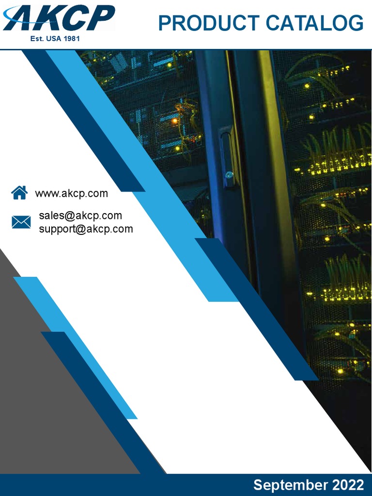 AKCP - Product Catalog | PDF | Data Center | Wi Fi