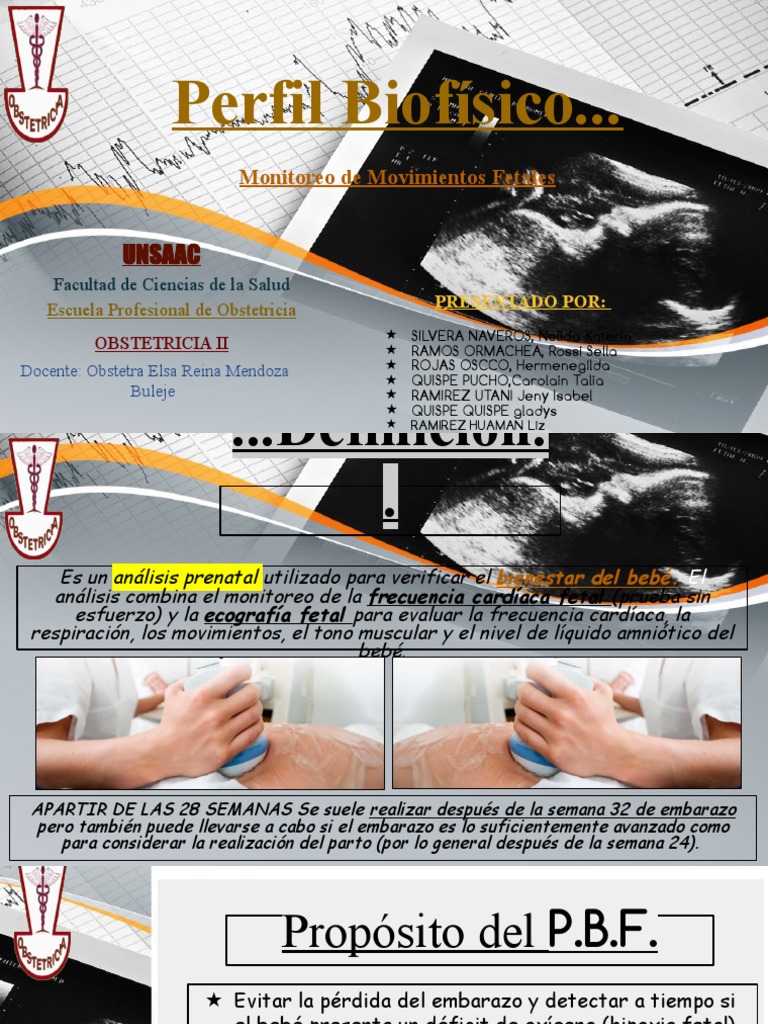 Perfil Biofisico - 7 | PDF | El embarazo | Parto