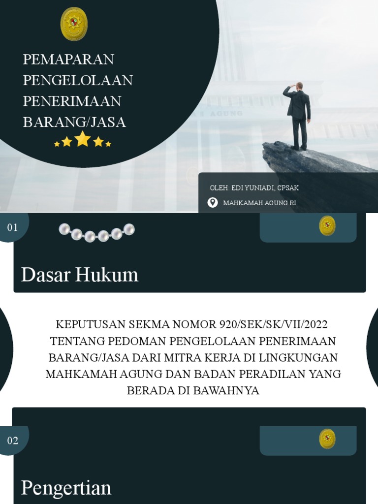 Pengelolaan Barang/Jasa MA RI | PDF | Pengelolaan Keuangan & Uang