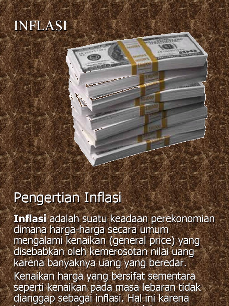 Memahami Inflasi: Jenis dan Dampaknya | PDF