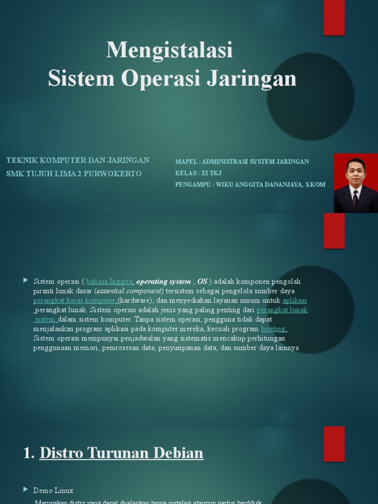 Menginstalasi Sistem Operasi Jaringan | PDF | Game & Aktivitas | Komputer