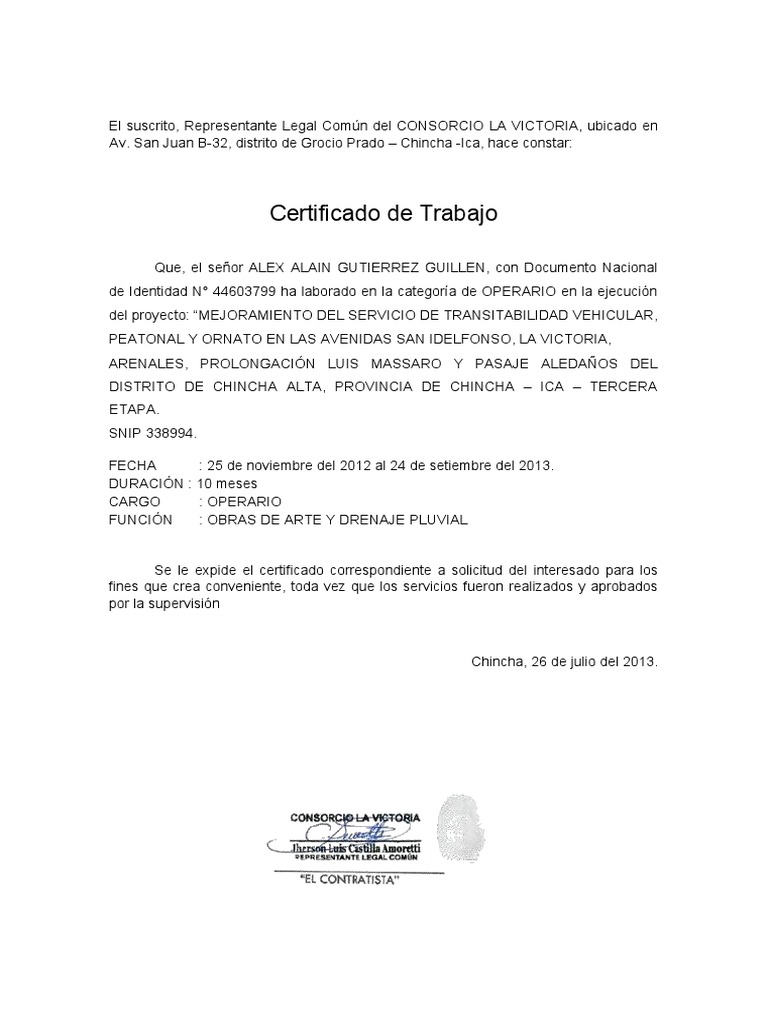 Comparto 'Certificado Alex Alaín' Con Usted | PDF | Perú | Business