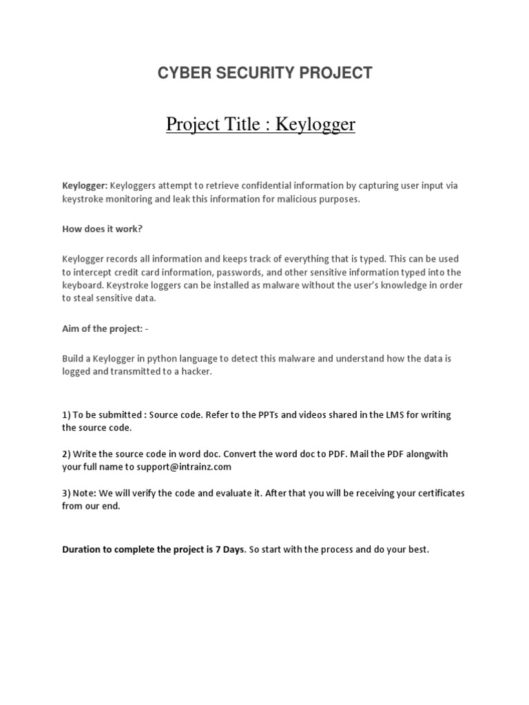Cyber Security Project | PDF