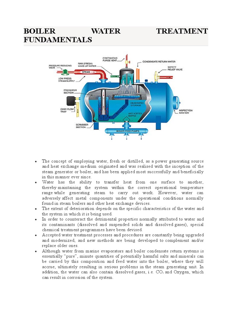 Boiler Water Treatment Fundamentals | PDF | Ph | Alkalinity