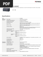 Gc-1000 Datasheet Keyence | PDF | Relay | Bipolar Junction Transistor