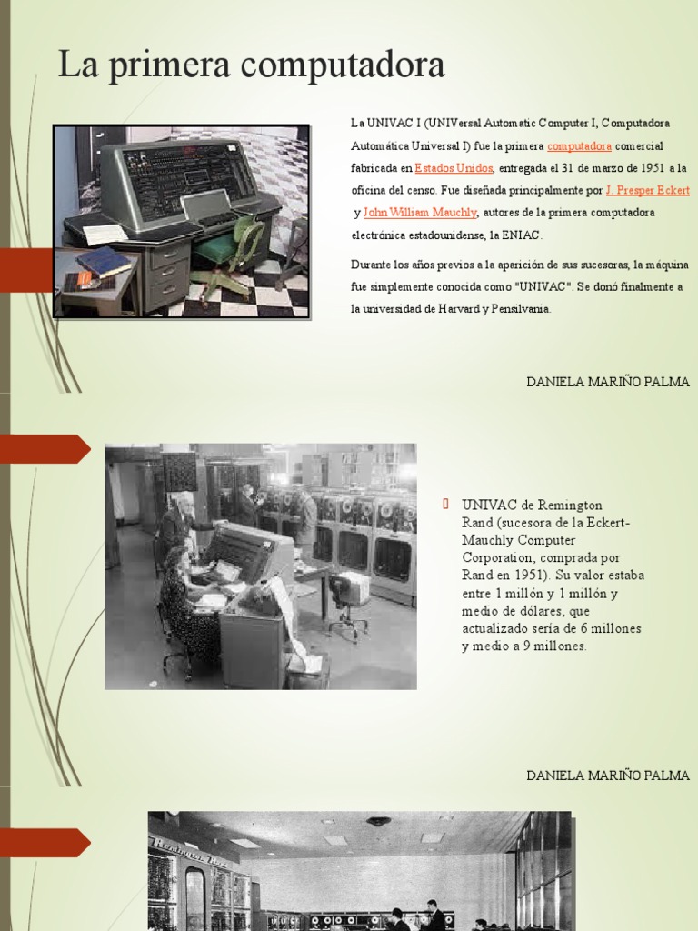La Primera Computadora Comercial | PDF