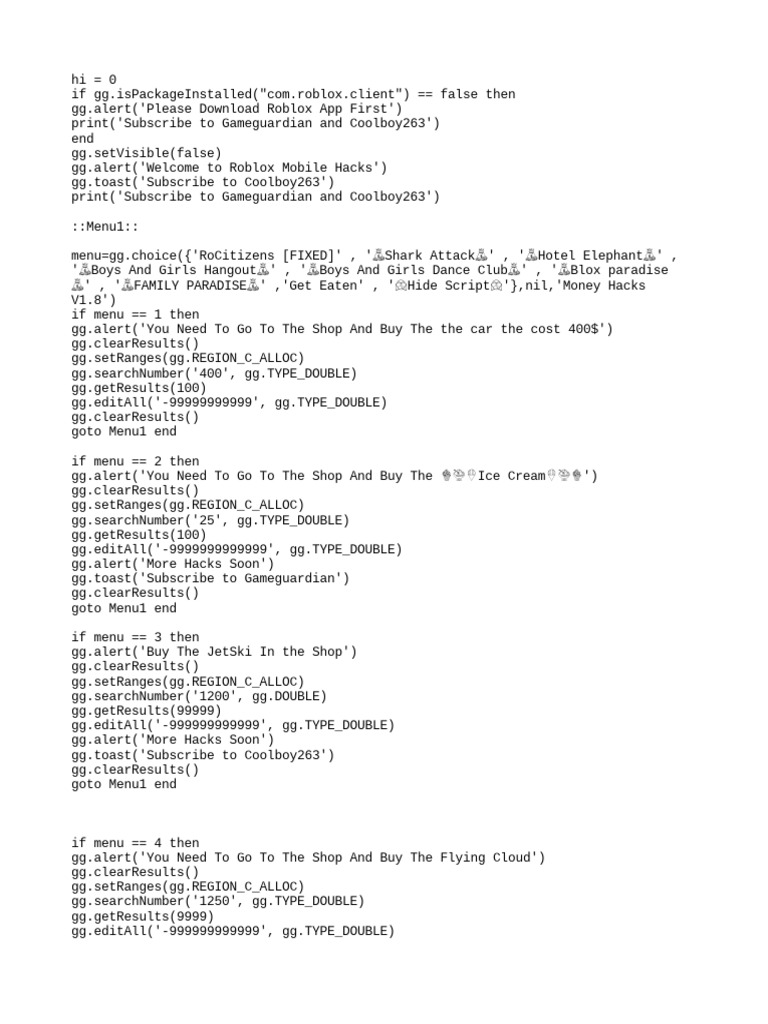 Roblox Money Hacksv2lua Pdf Preservation Methods Cattle Products 