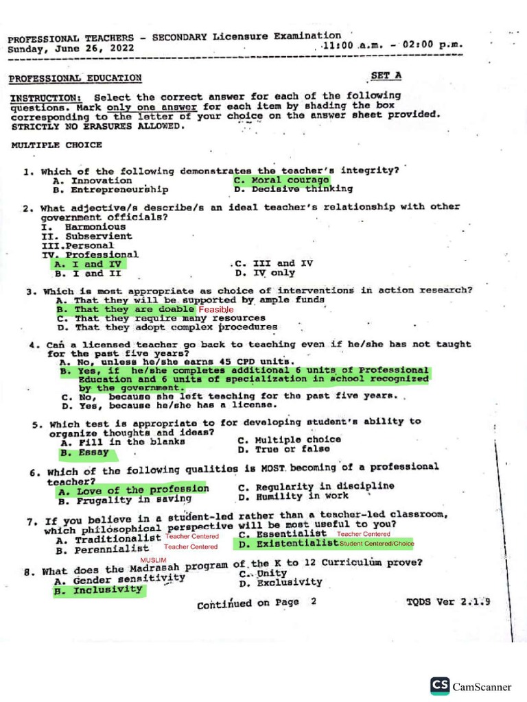 June 2022 Board Exam Question Edited Version | PDF