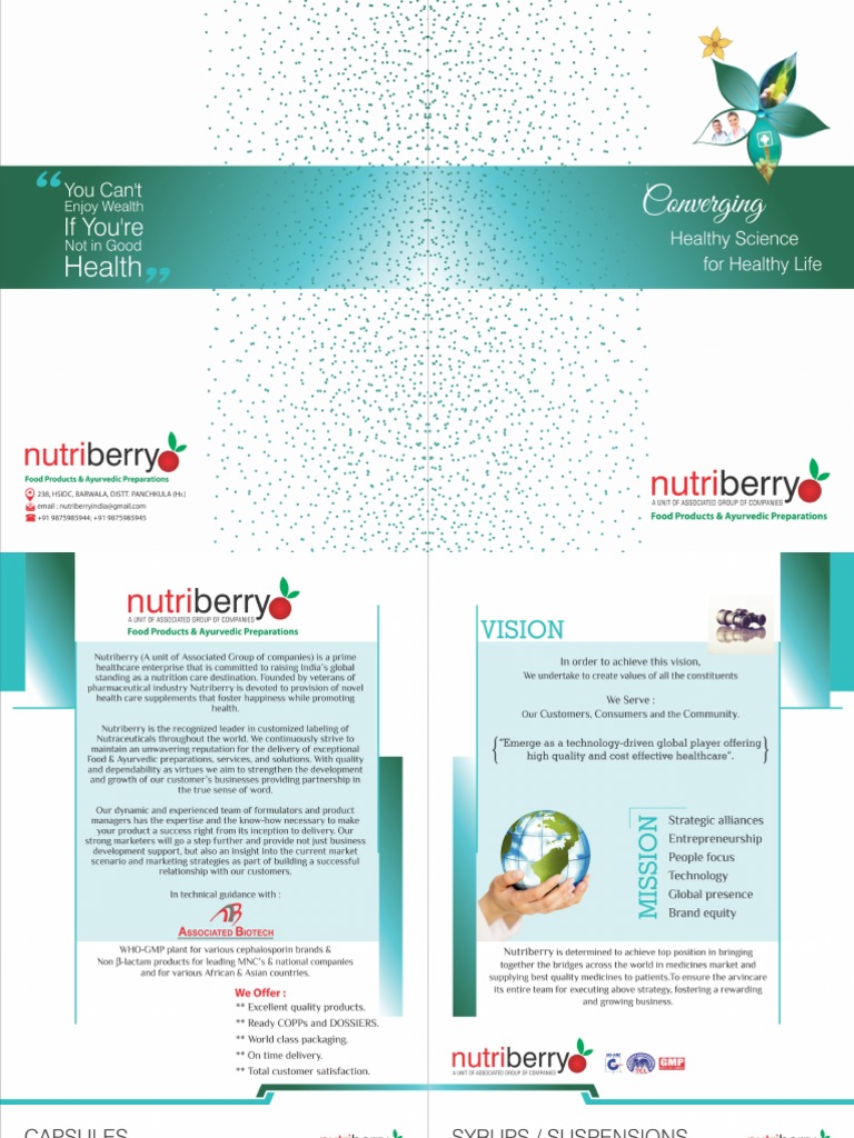 Nutriberry Product List 1656138813483 PDF | PDF