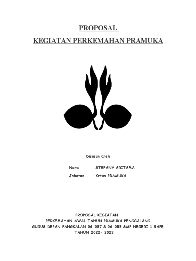 Proposal Pramuka Spensa | PDF