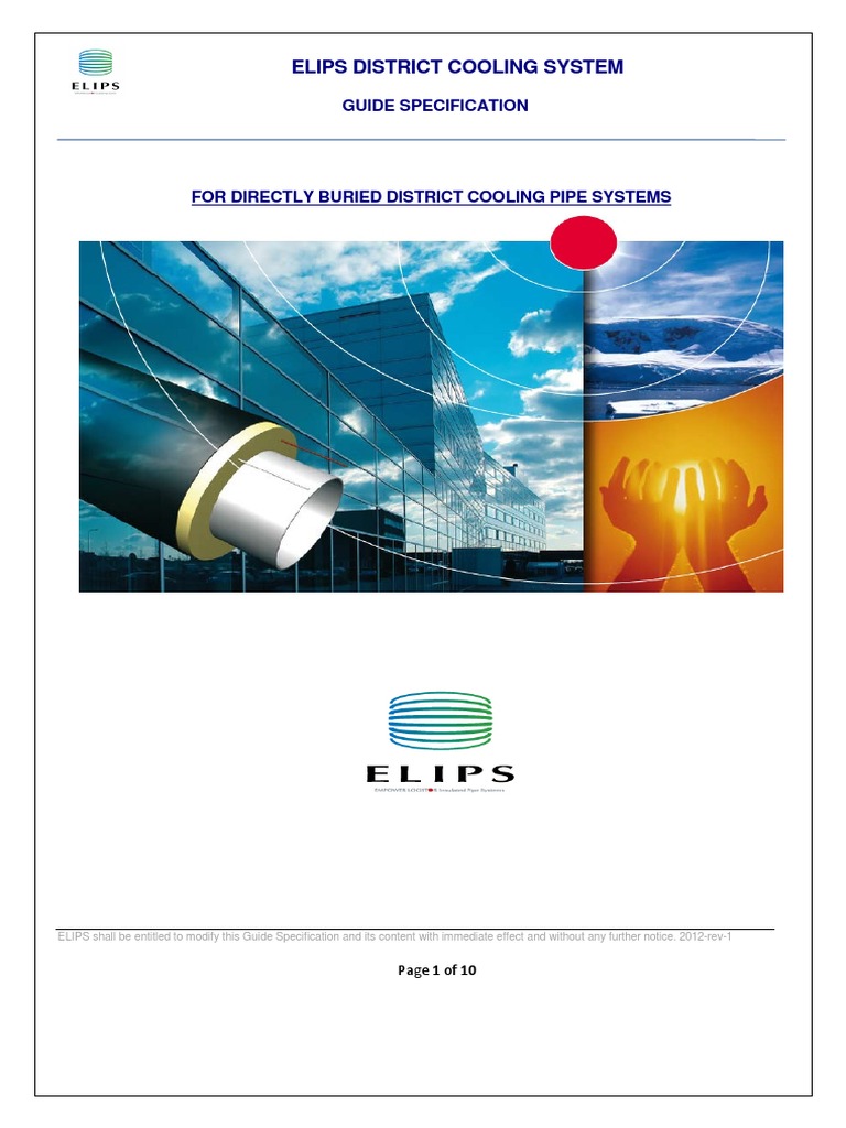 Elips Product Specifications | PDF | Pipe (Fluid Conveyance) | Polyurethane