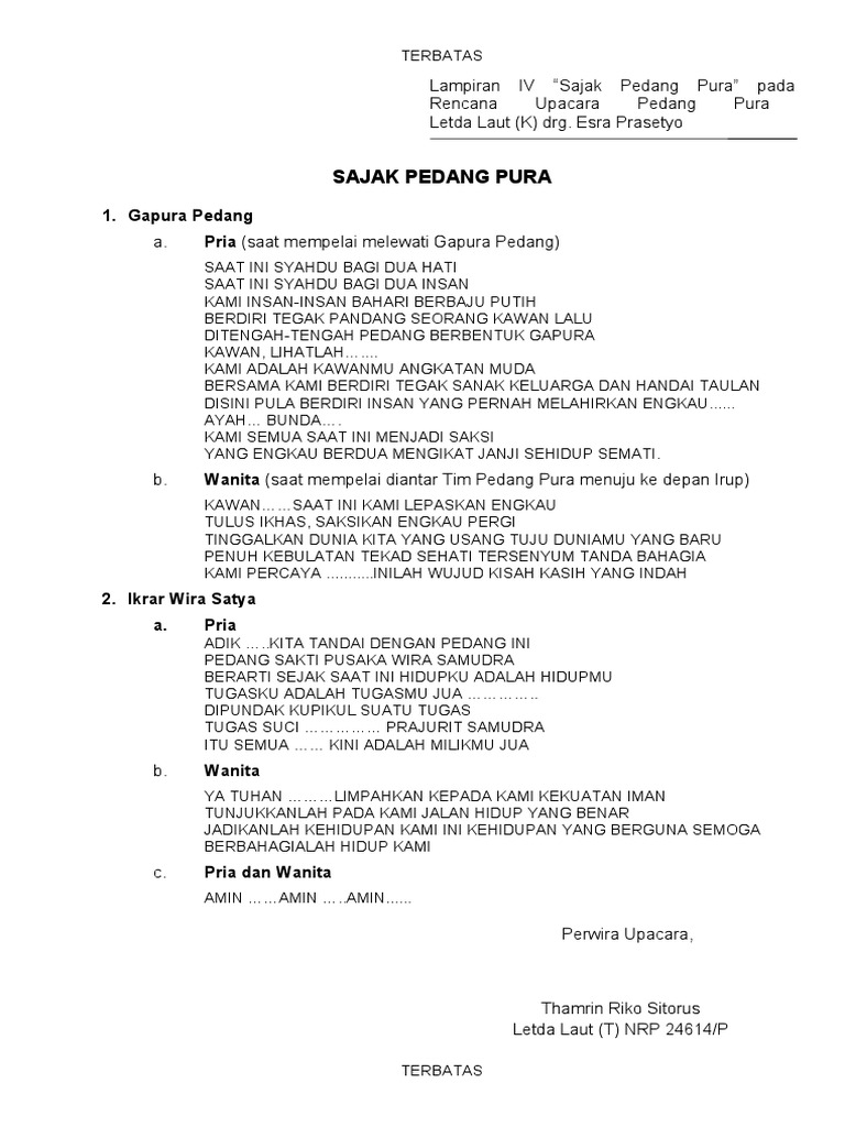 Lampiran 3 Sajak | PDF