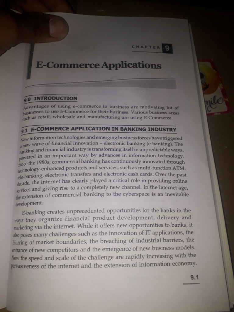 E Commerce Applications Pdf