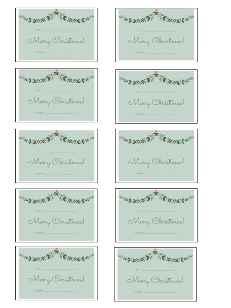 Christmas Card - Blank | PDF
