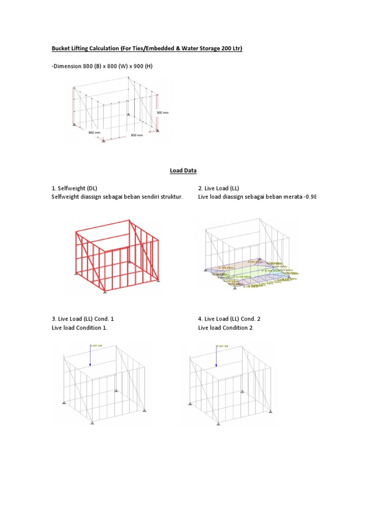 Calculation Bucket Lifting | PDF