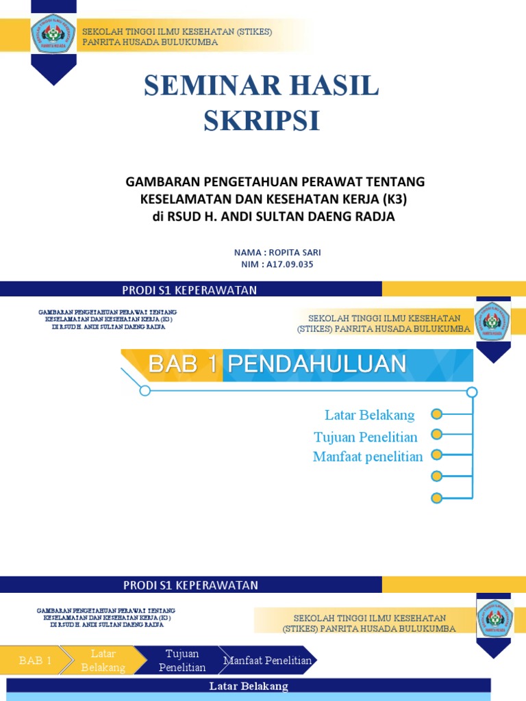 Seminar Hasil Skripsi | PDF