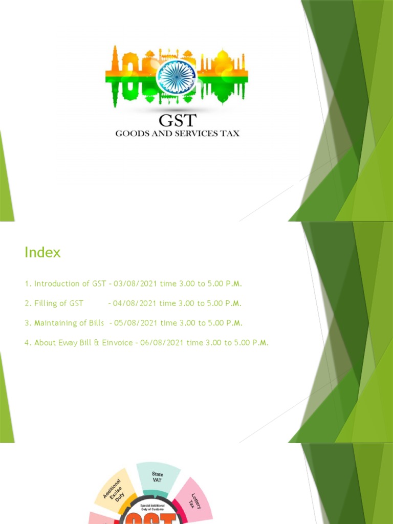 GST Presentation Msme | PDF | Value Added Tax | Taxes