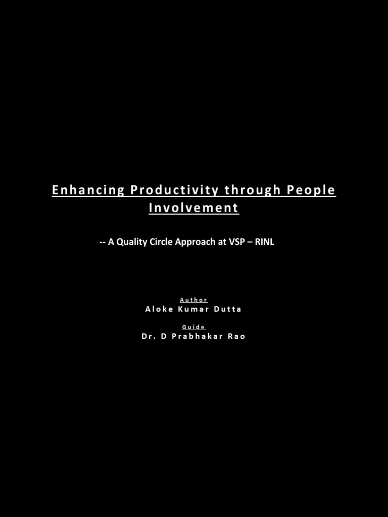 Quality Circle A Simple Tool For Product | PDF | Business