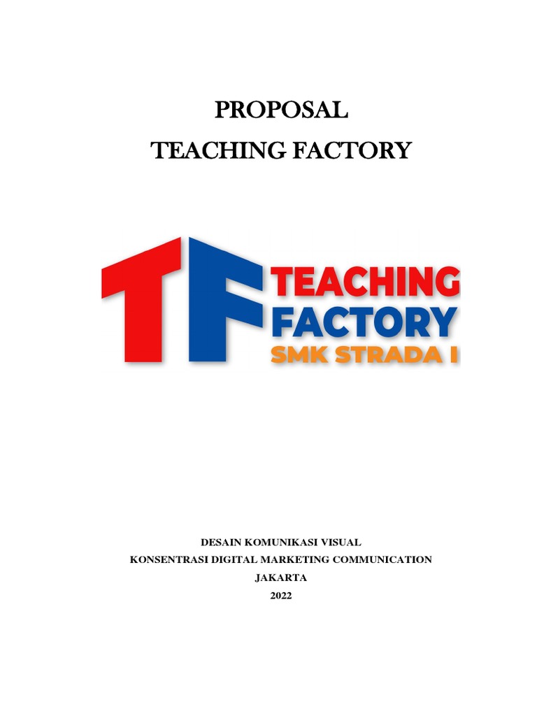 Proposal Tefa SMK Strada 1 | PDF