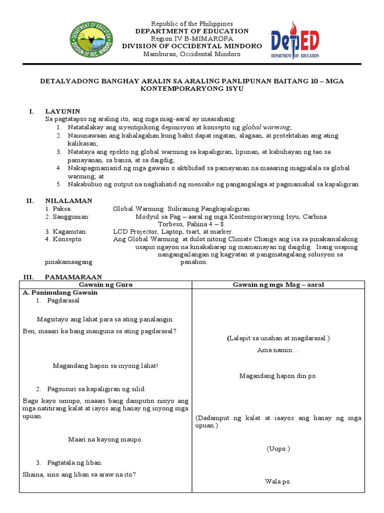 AP10 Lesson Plan For Demo | PDF