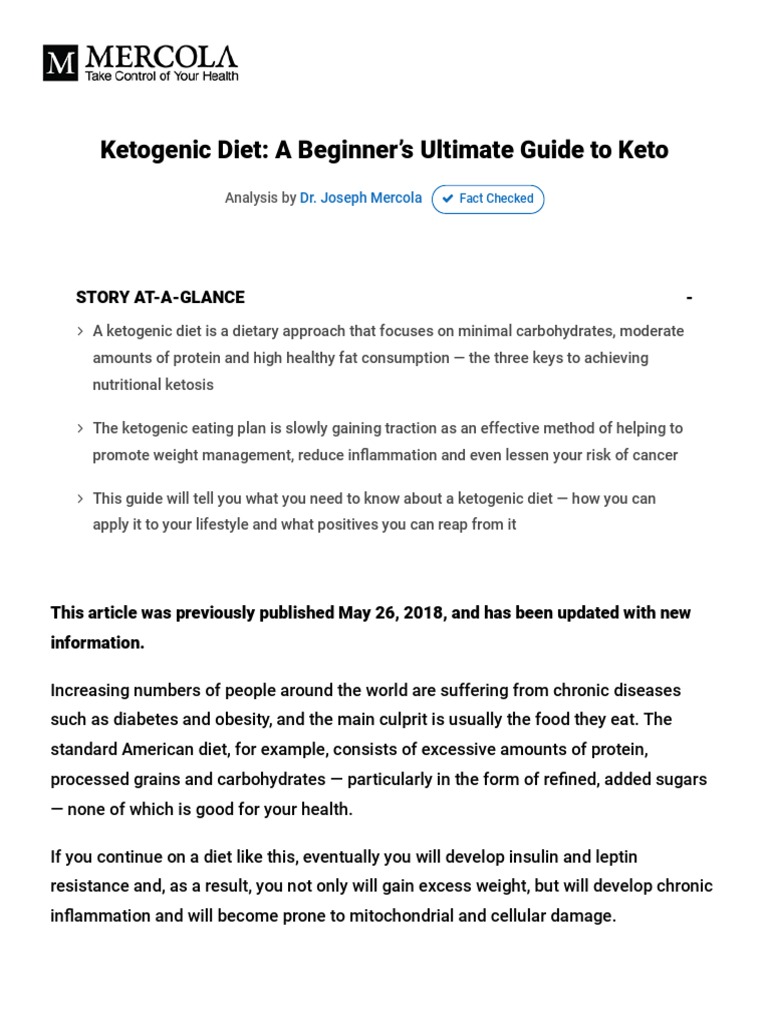 Ketogenic Diet PDF | PDF | Dieting | Low Carbohydrate Diet